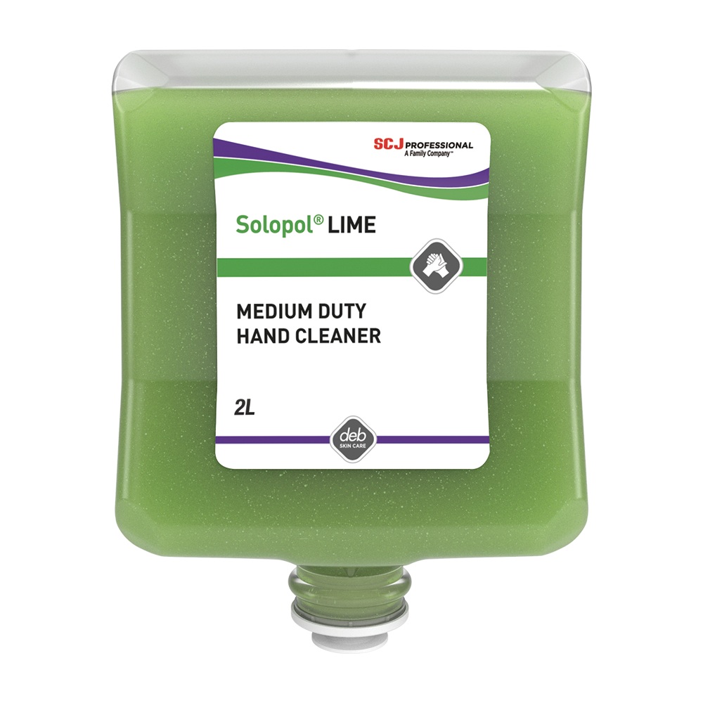Clearance - Deb Skin Care Solopol Lime Medium-Heavy Duty Hand Cleaner 2 ...