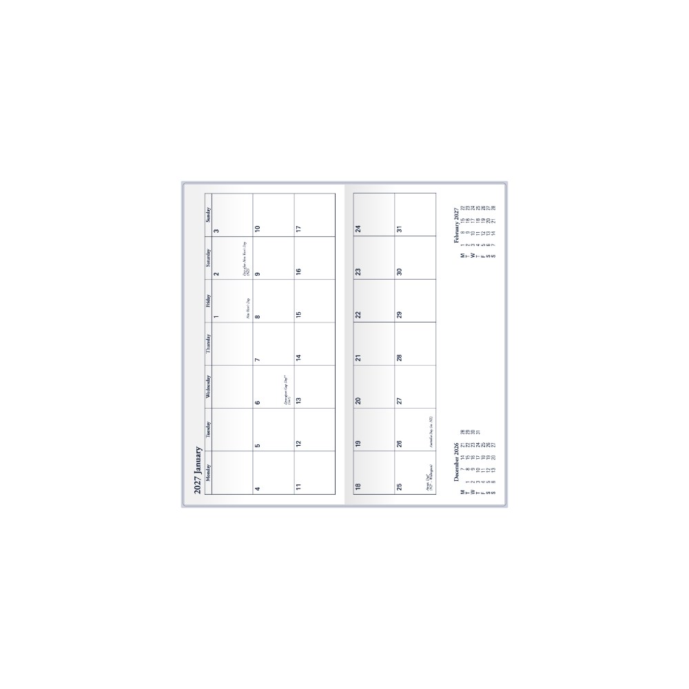 Diaries & Calendars - Collins Colplan Planner B6/7 2 Years Month To ...
