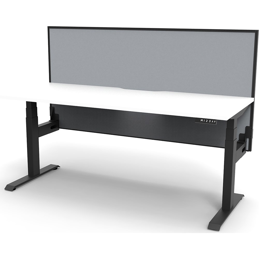 Office Furniture - Rapidline Boost+ Single Sided Workstation + Screen ...