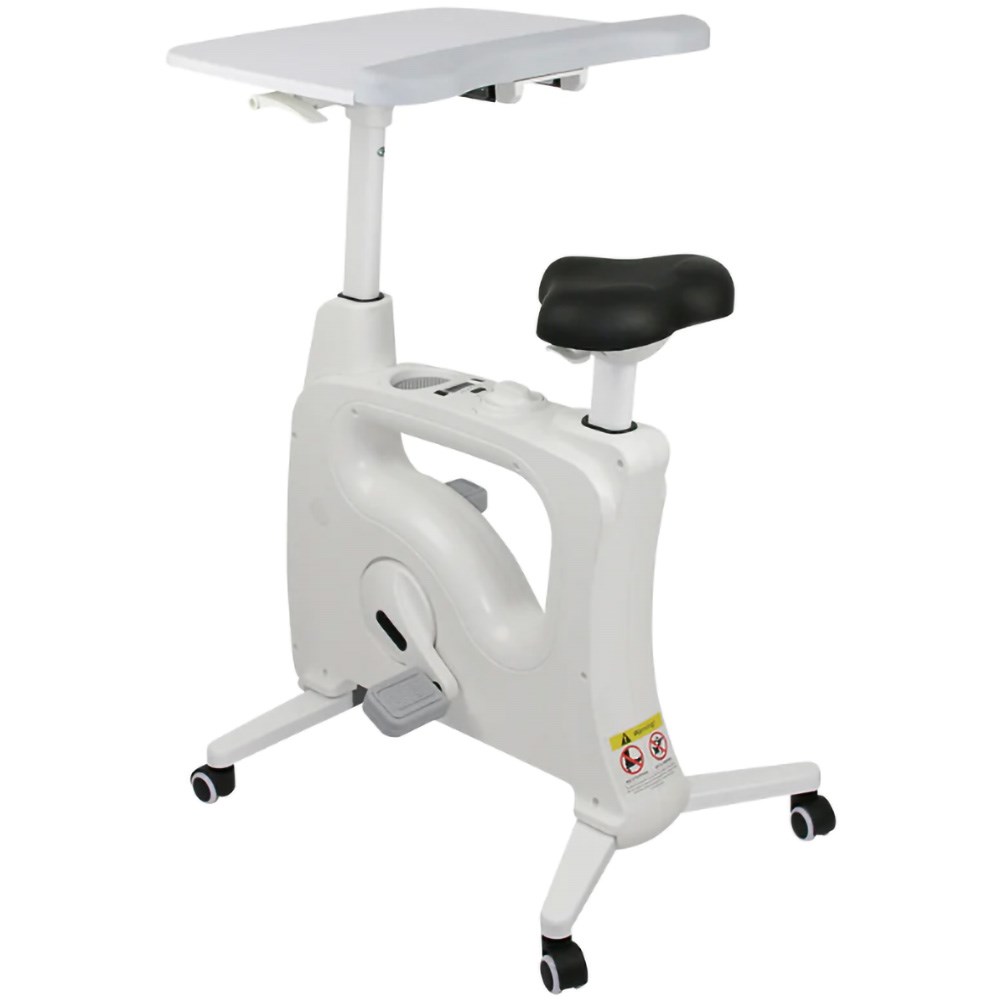 Office Furniture - Sylex Spin Desk Bike With Laptop Tray White - Jaybel ...
