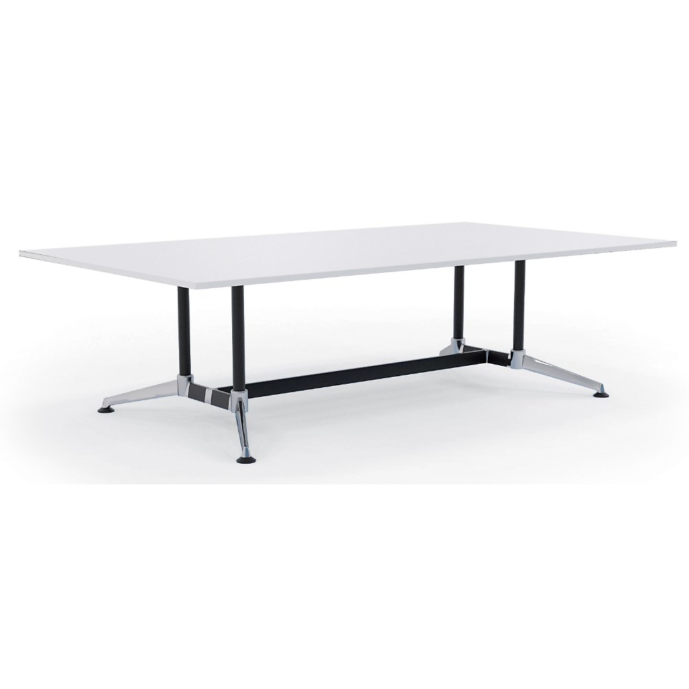 Office Furniture - OLG Modulus Meeting Table Twin Post Collar Leg 2400W ...