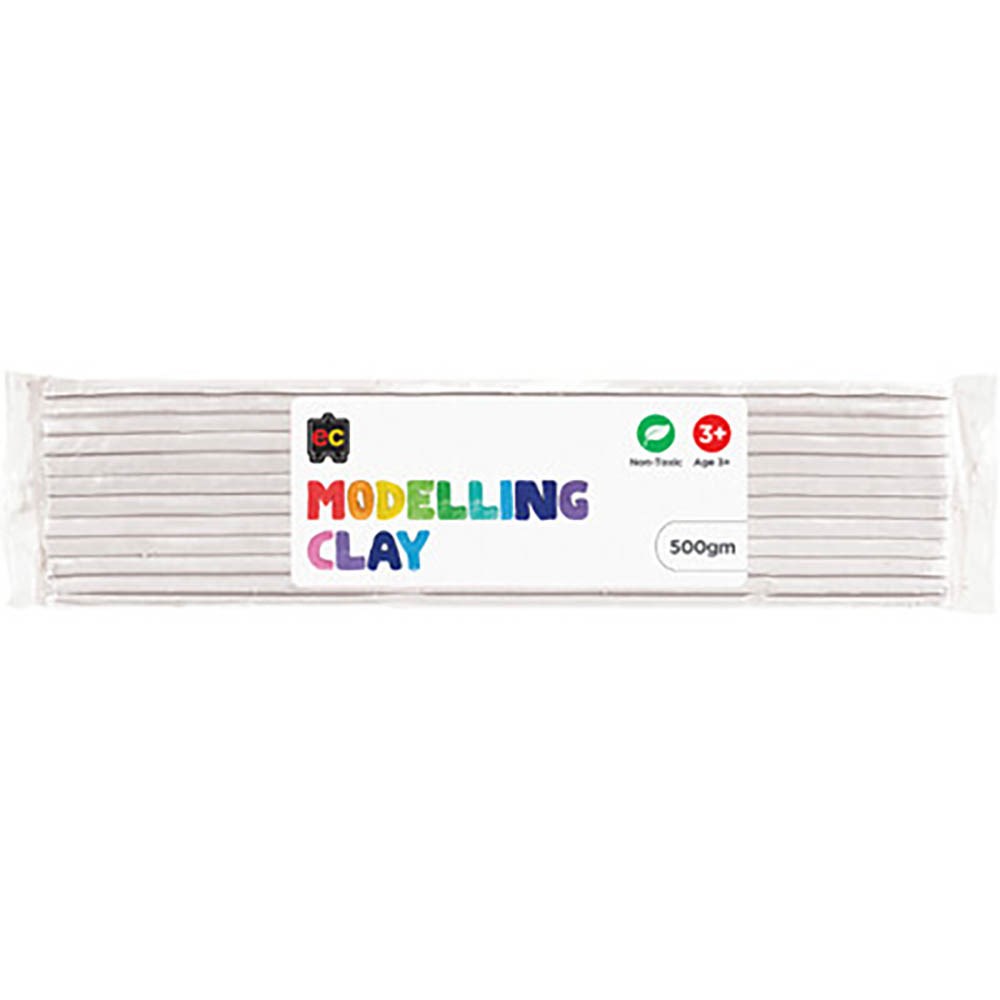 Art & Craft - Educational Colours Modelling Clay 500gm White - Jaybel ...