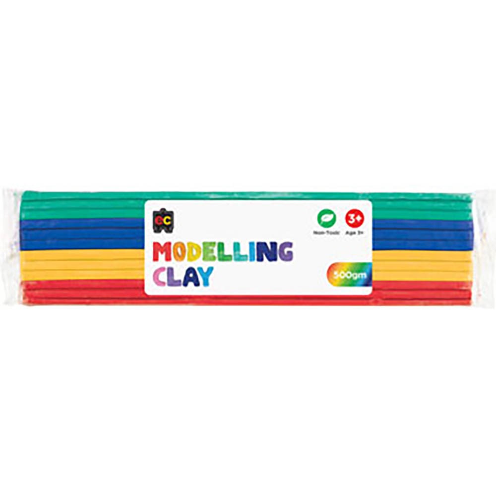 Art & Craft - Educational Colours Modelling Clay 500g Assorted Colours ...