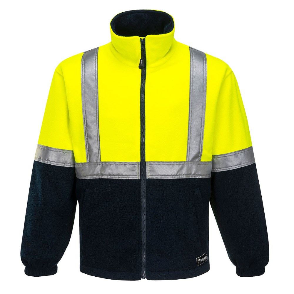 Safety - Huski Convoy Hi-Vis Contrast Polar Fleece Jumper Extra Large ...