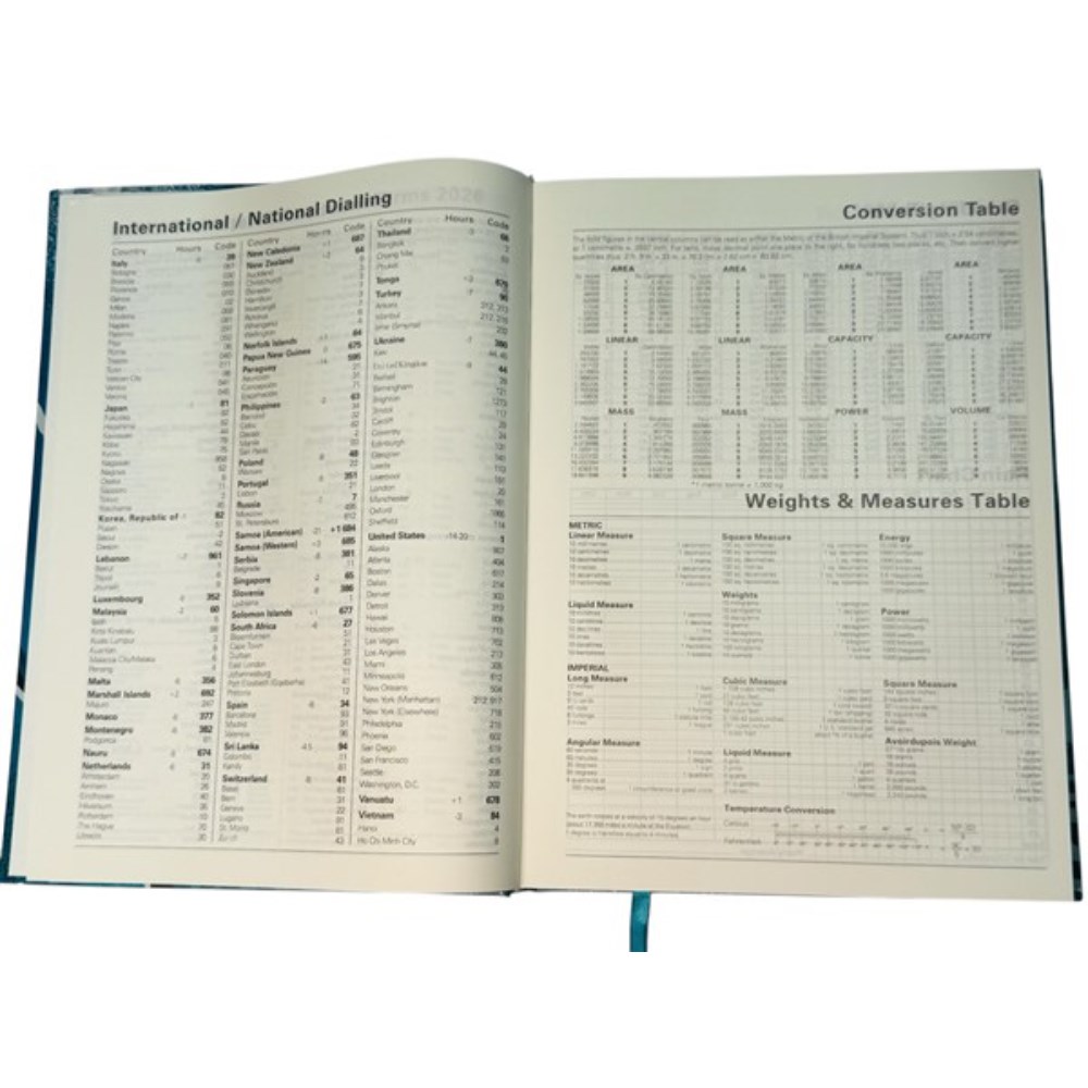 Diaries & Calendars - Bibbulmun Commercial Diary A4 Day To A Page Blue ...