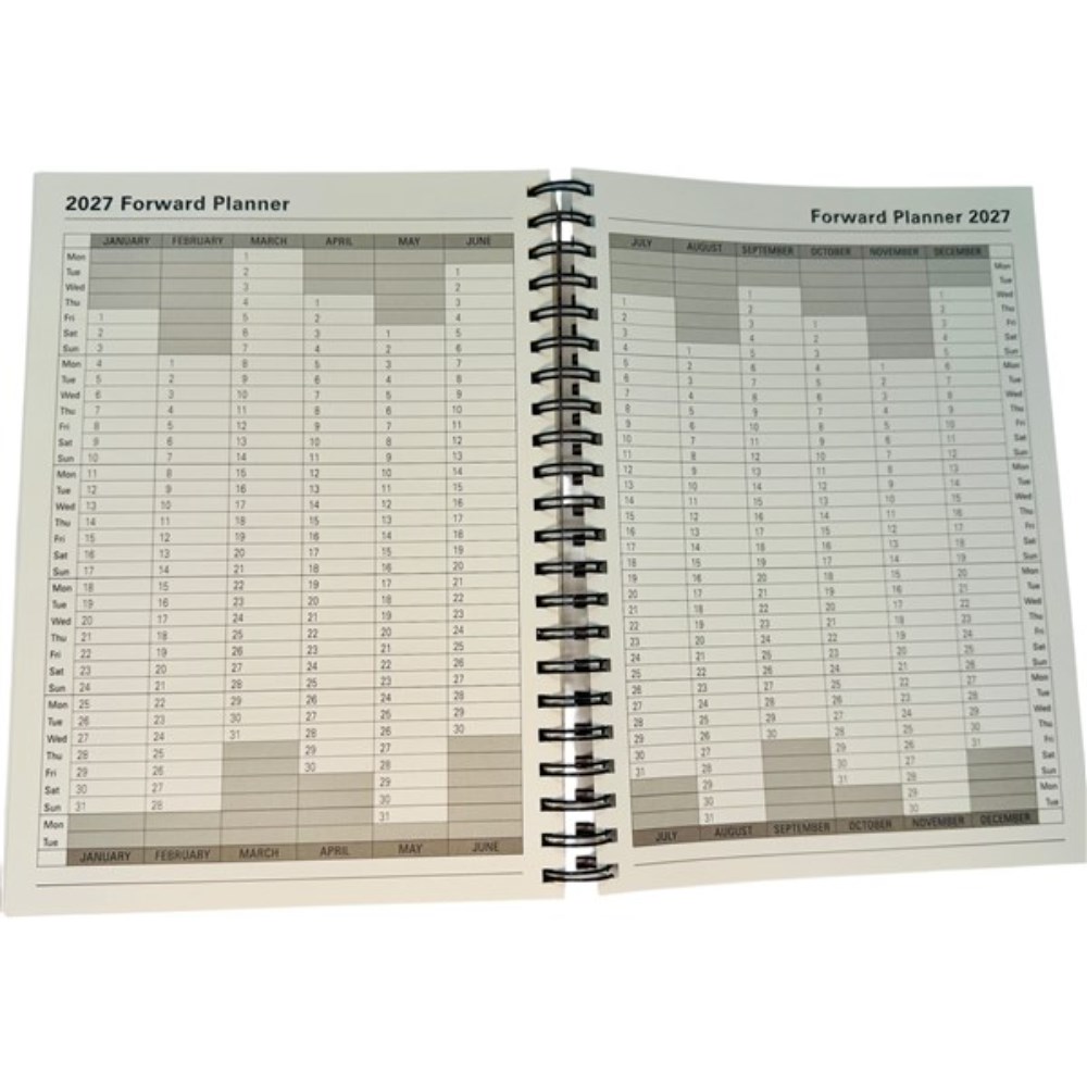 Diaries & Calendars - Bibbulmun Management Diary A4 Day To A Page Wiro ...