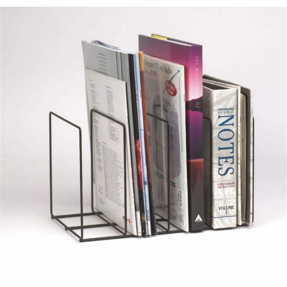 Desk Top Accessories - MARBIG WIRE BOOK/MAGAZINE RACK 4 COMPARTMENT ...