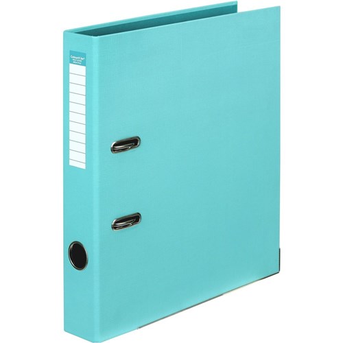 Binders & Folders - ColourHide Half Lever Arch Binder A4 50mm PE Aqua ...