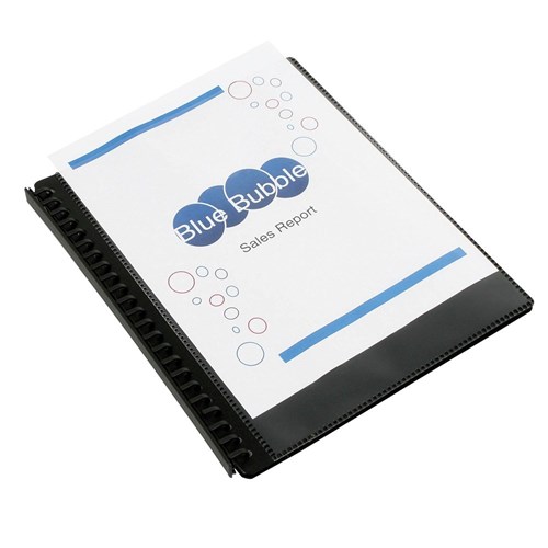 Binders & Folders - Marbig Display Book A4 Refillable 20 Pocket With ...