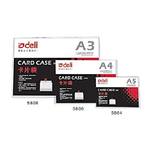 Files - DELI RIGID DOCUMENT PROTECTOR A4 CARD CASE No. 5806 - Jaybel ...